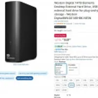 Western Digital 14TB Elements Desktop External Hard Drive
