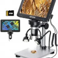 MOYSUWE 7'' Digital Microscope 1200X with LCD Screen