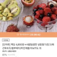 냉동딸기 1kg x 3봉 총 3kg