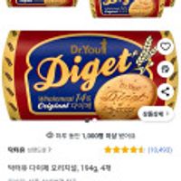 닥터유 다이제 오리지널, 194g, 4개