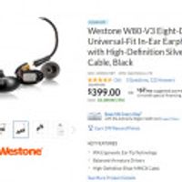 Westone W80-V3 8BA with MMCX Cable