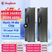 킹뱅크 DDR5 6800 CL34 24GB X 2 (48GB) 10레이어